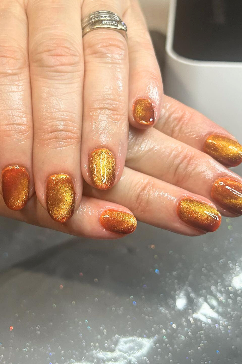 20 Amber Nails Design Ideas for 2025 - Scan to Talk