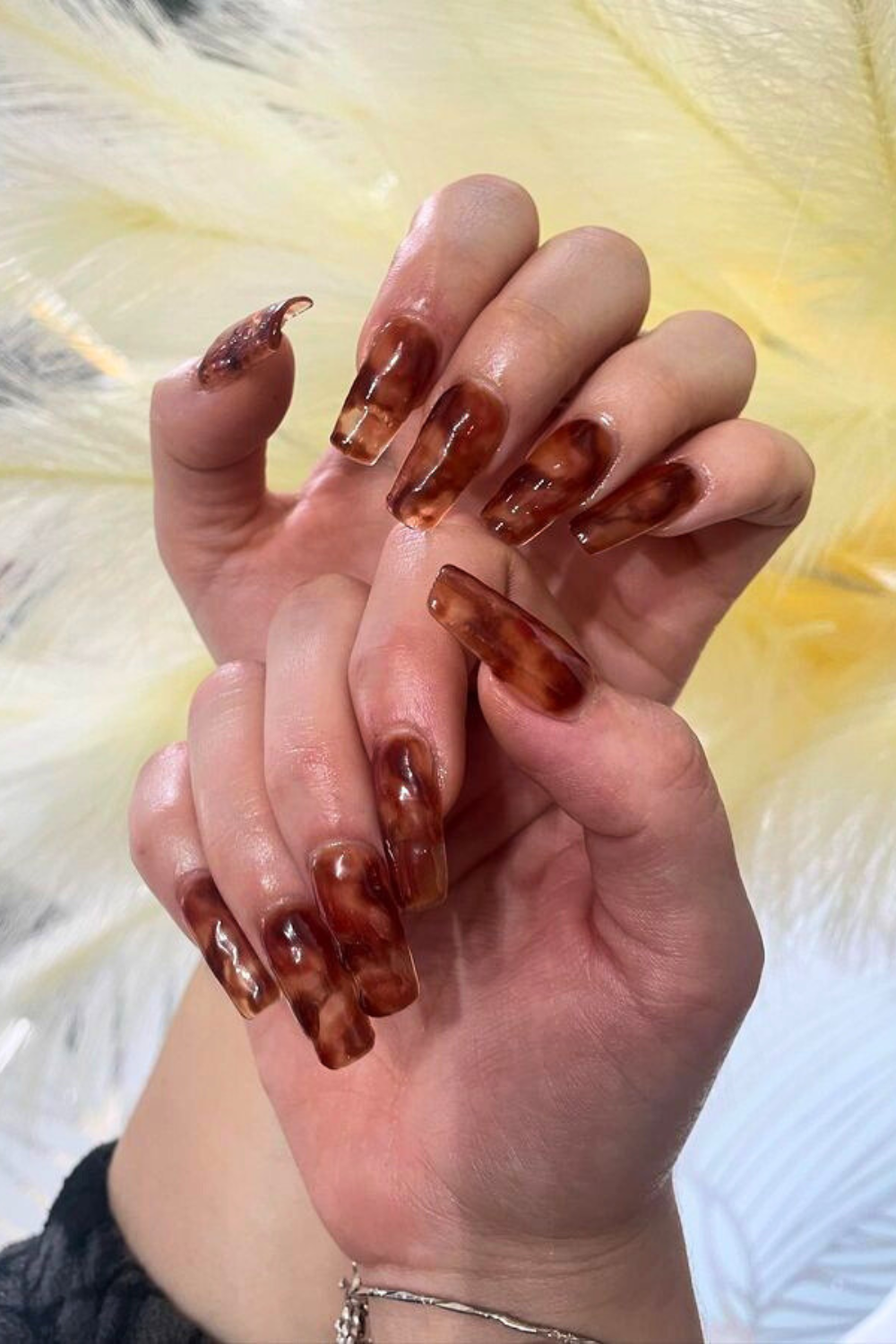 20 Amber Nails Design Ideas for 2025 - Scan to Talk