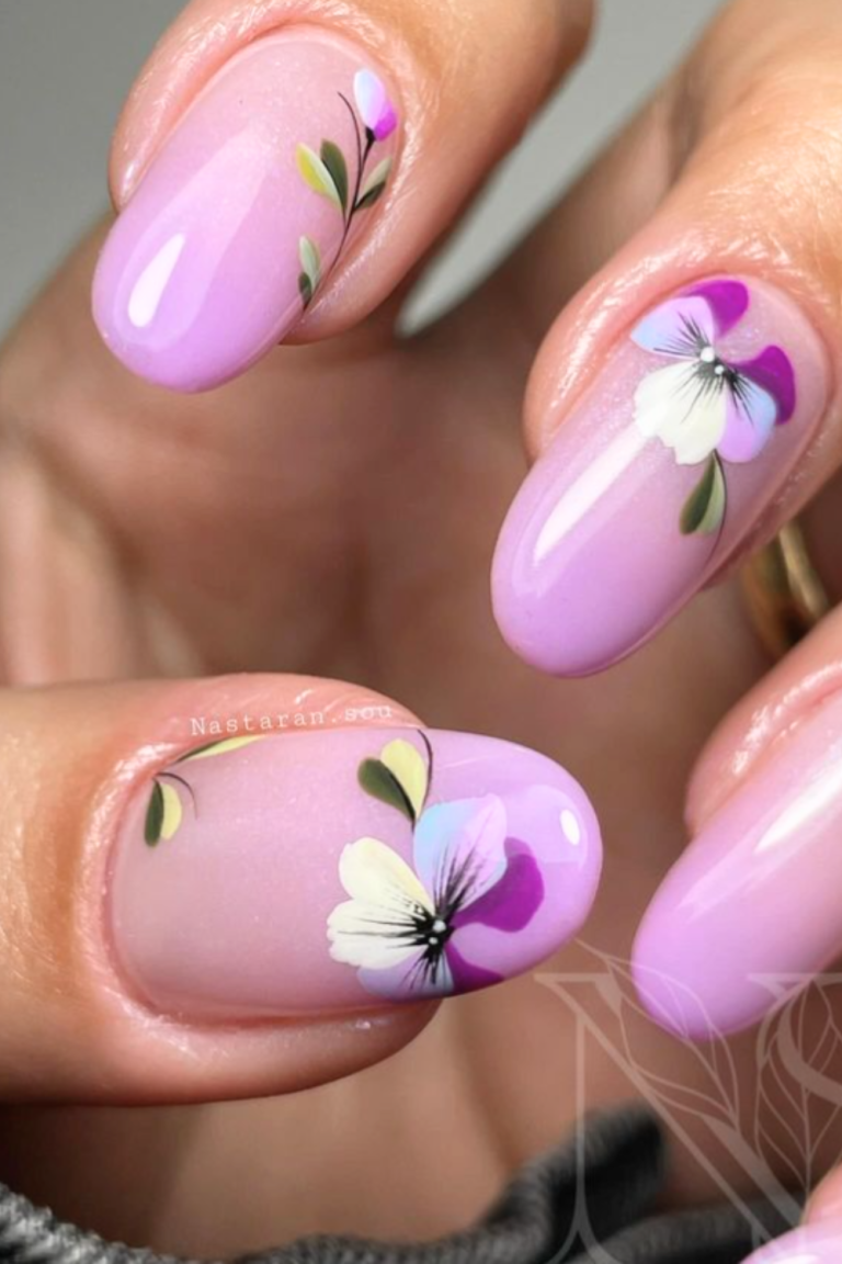 15 Violet Nail Inspirational Ideas for 2025 - Scan to Talk