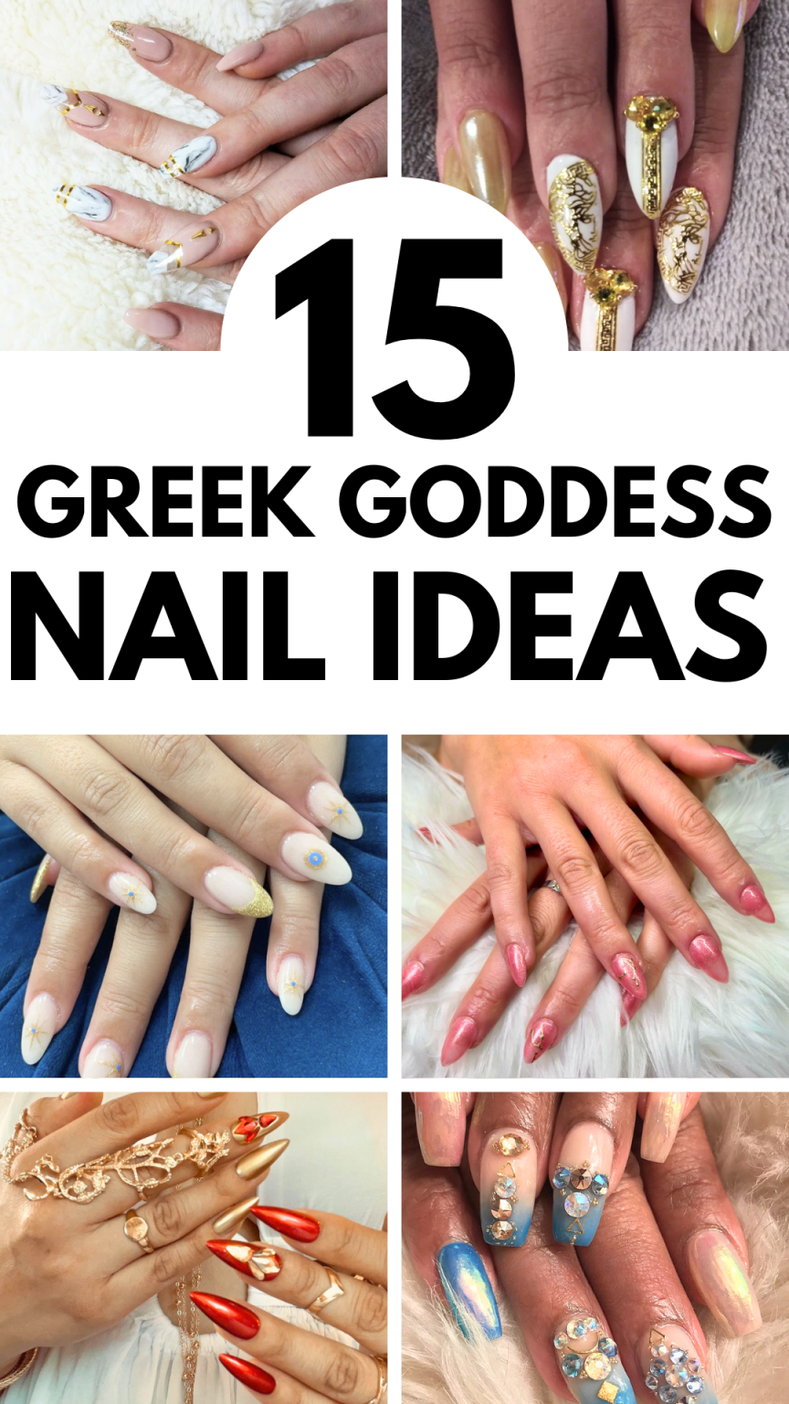 15 Greek Goddess Nails - Scan to Talk
