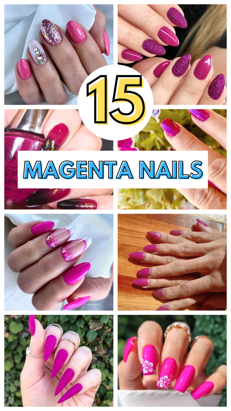 15 Magenta Nail Ideas for 2025 - Scan to Talk