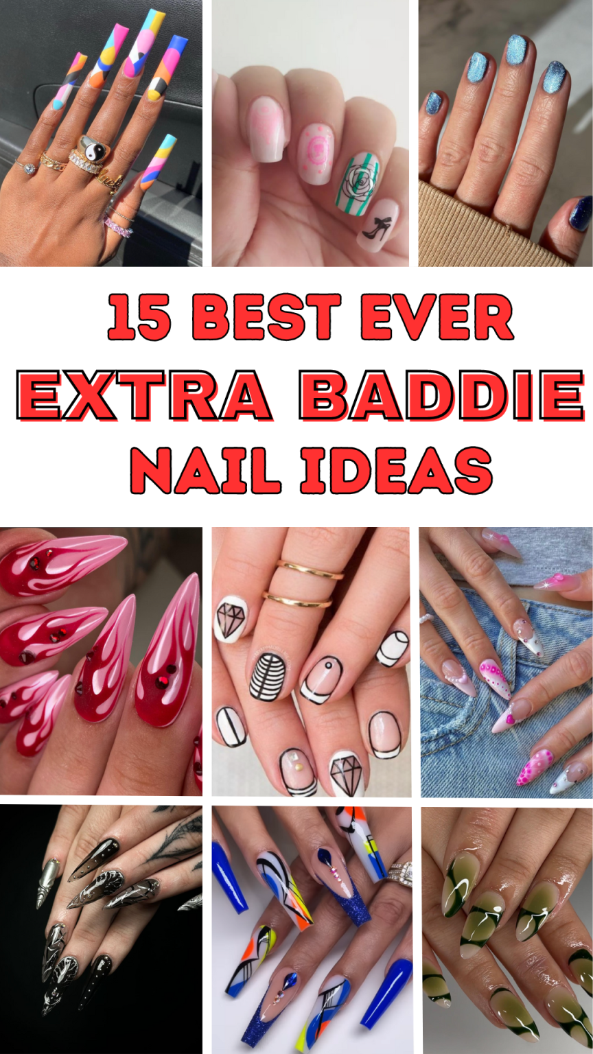 15 Extra Baddie Nails - Scan to Talk