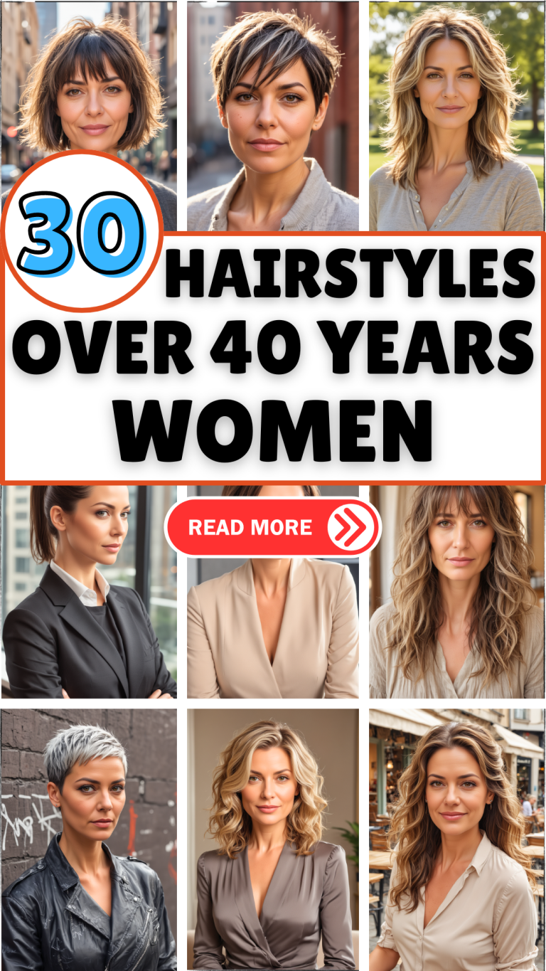 30 Stunning Over 40 Hairstyles That Will Make You Look 10 Years Younger ...