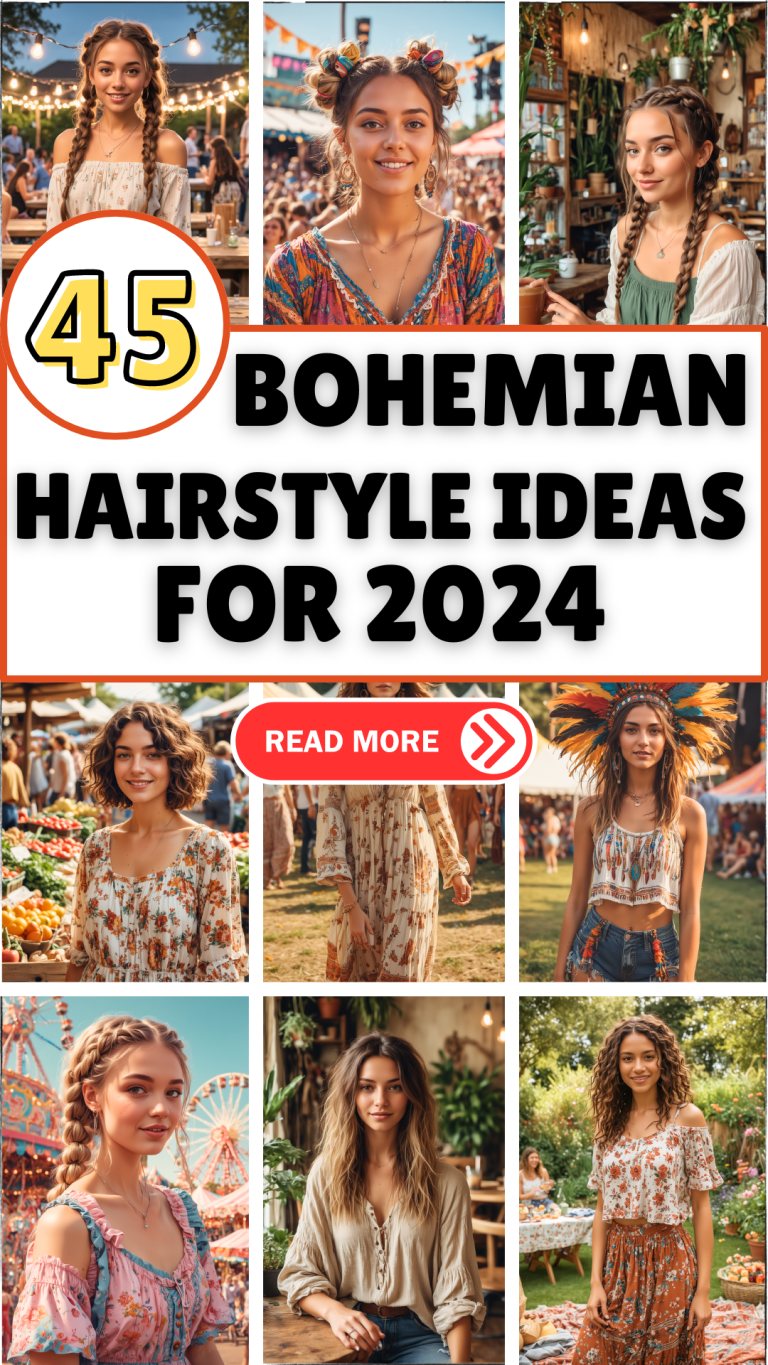 45 Easy Boho Hairstyle Ideas That Anyone Can Rock – Scan to Talk