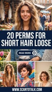 20 Perms for Short Hair Loose - Scan to Talk