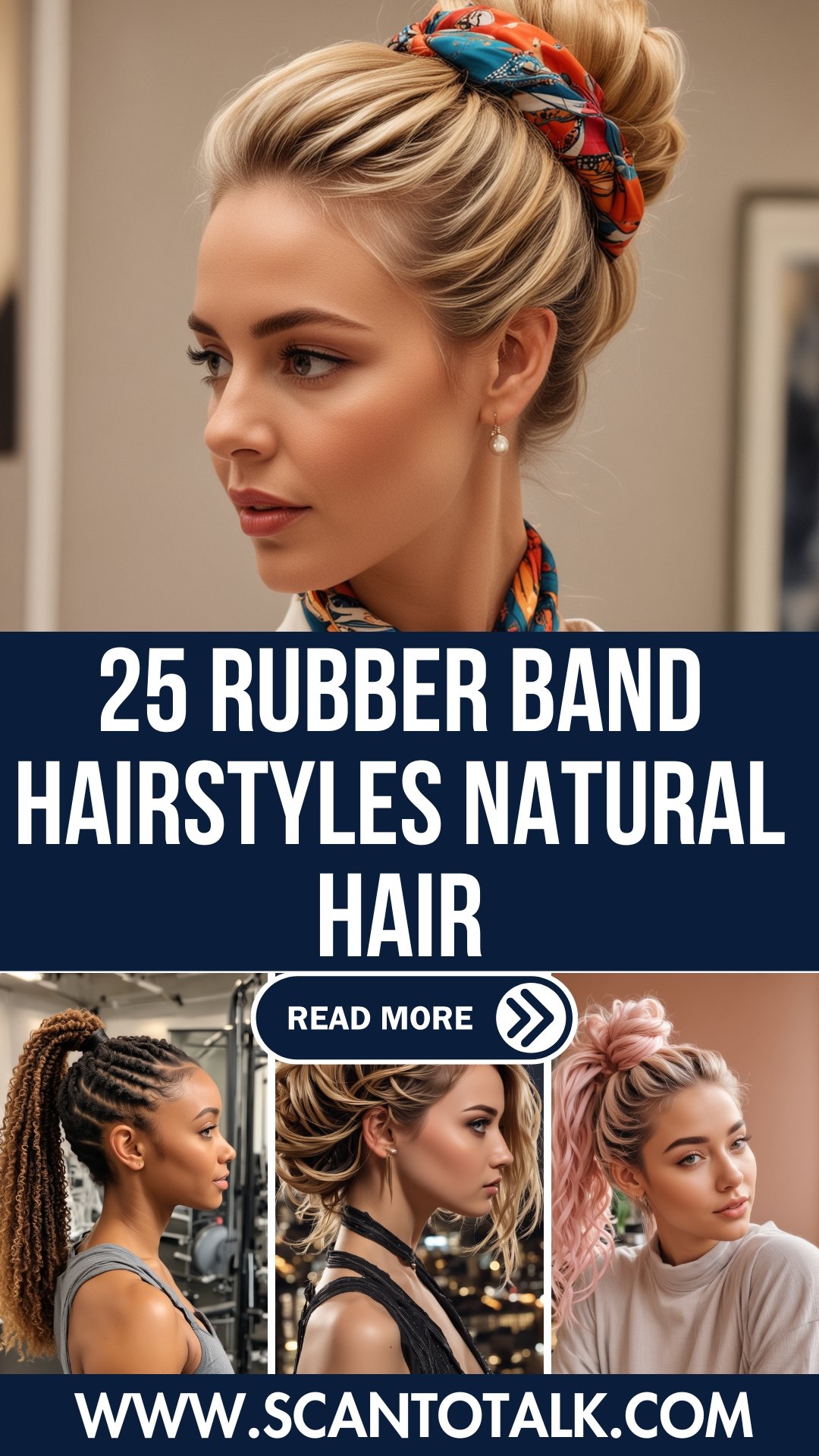 25 Rubber Band Hairstyles Natural Hair [Must Try in 2025] - Scan to Talk