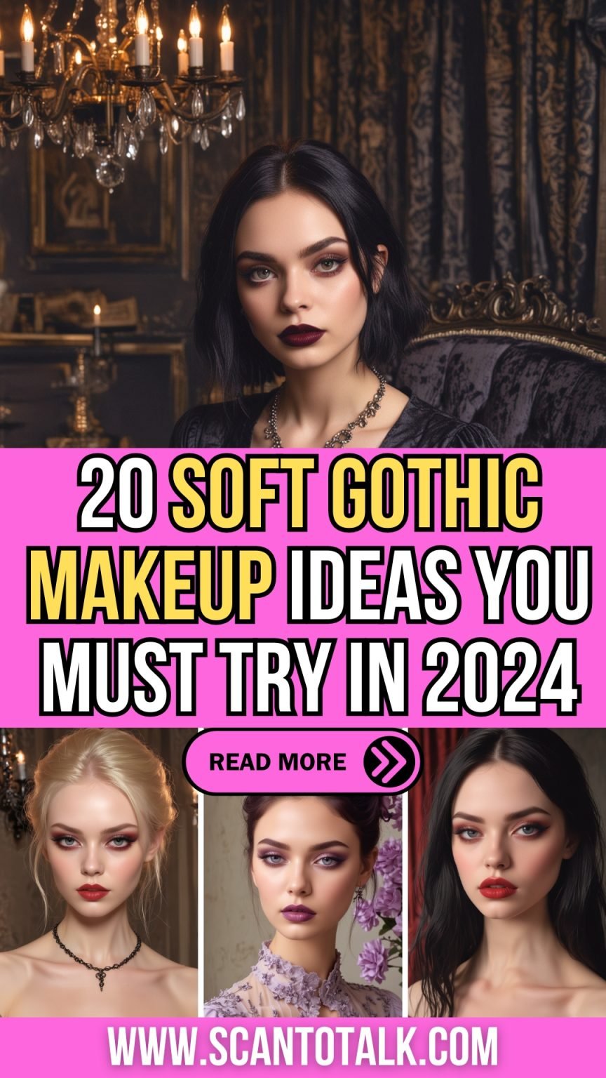 20 Must-Try Soft Gothic Makeup Looks for Every Occasion – Scan to Talk