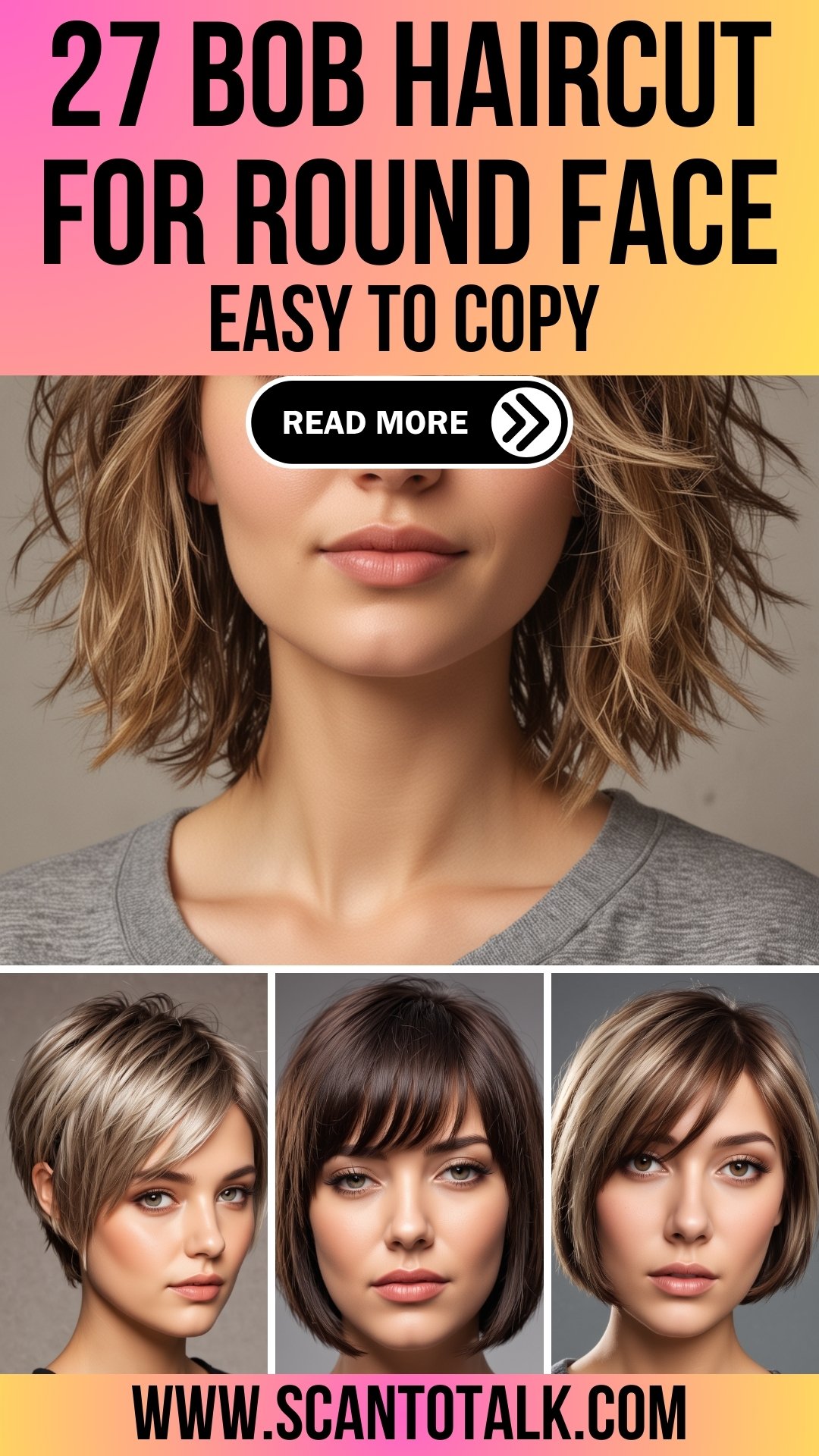 40 Stunning Bob Haircuts for Round Faces That Will Transform Your Look ...