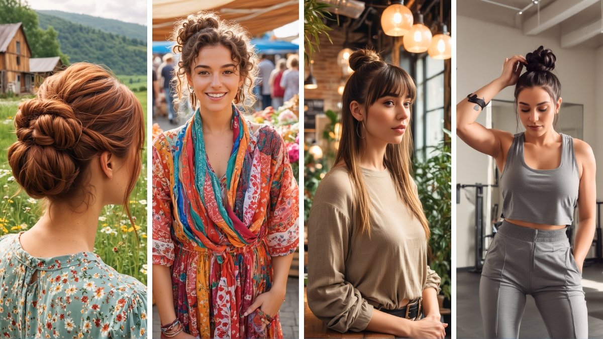 25 Bun Hairstyles You Couldn’t Stop Yourself to Try #19 Idea – Scan to Talk