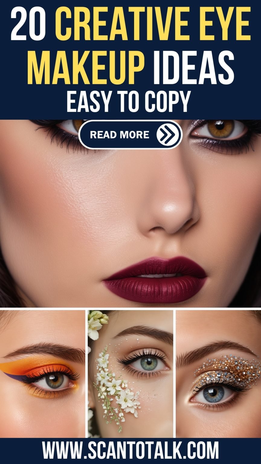 20 Creative Eye Makeup Ideas For 2025 - Scan to Talk