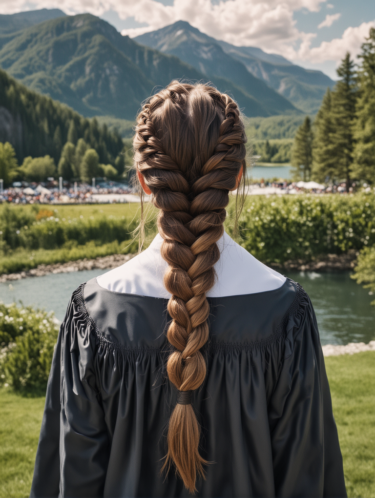 40 Graduation Hairstyles That Will Make You Feel Like a Star - Scan to Talk