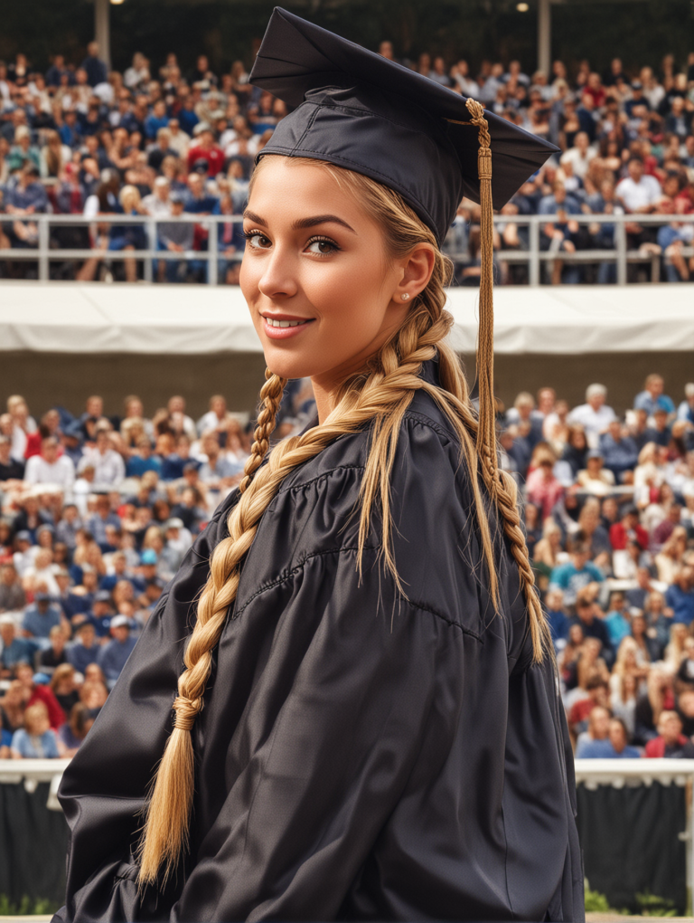 40 Graduation Hairstyles That Will Make You Feel Like a Star - Scan to Talk