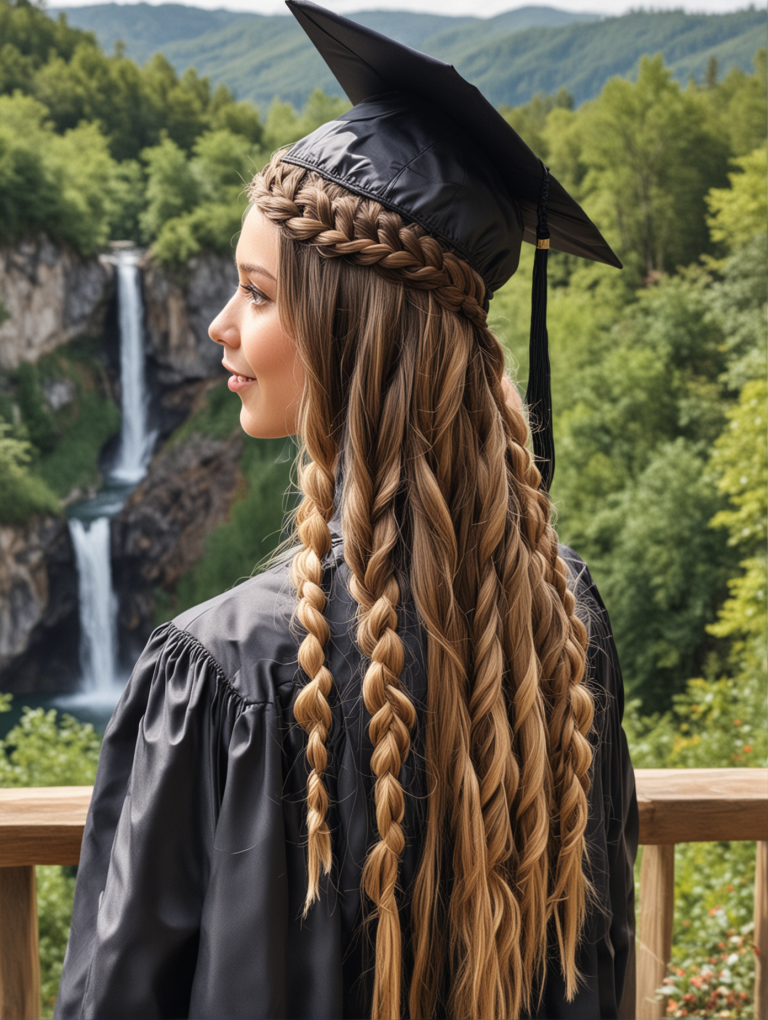 40 Graduation Hairstyles That Will Make You Feel Like a Star - Scan to Talk