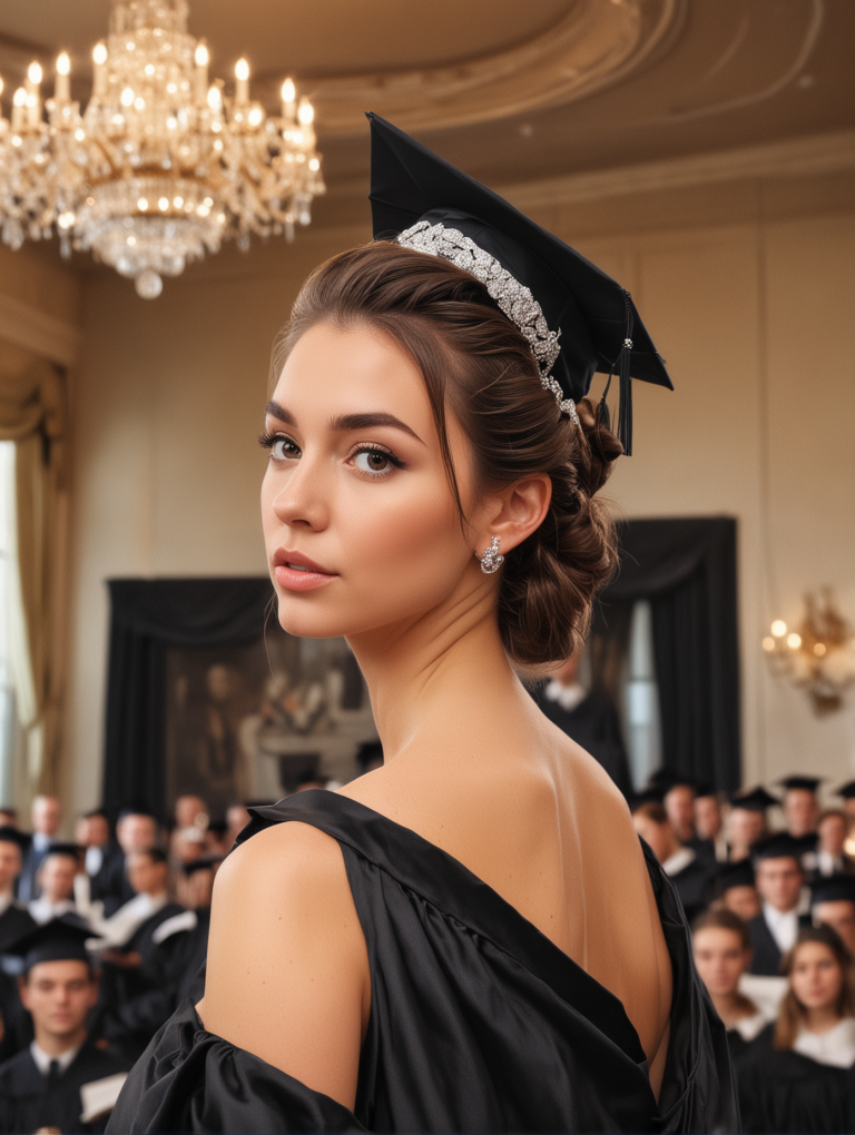 40 Graduation Hairstyles That Will Make You Feel Like a Star - Scan to Talk