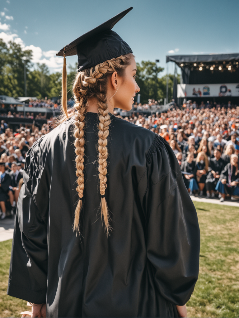 40 Graduation Hairstyles That Will Make You Feel Like a Star - Scan to Talk