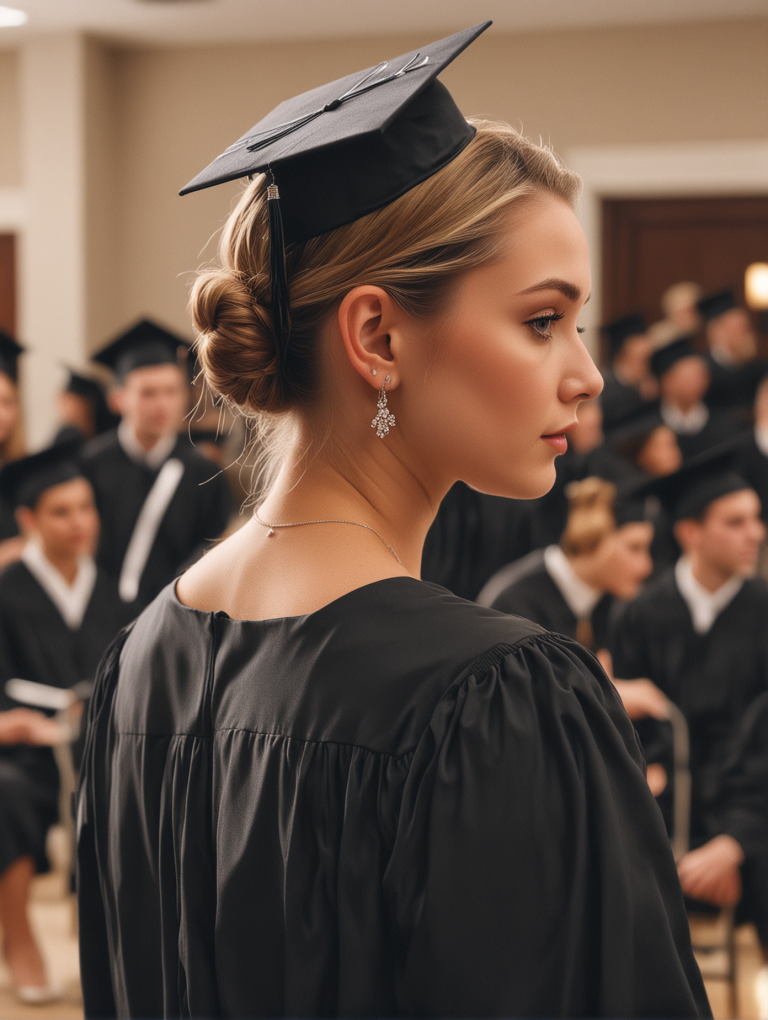 40 Graduation Hairstyles That Will Make You Feel Like a Star - Scan to Talk