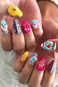25 Mexican Style Nail Designs You Ever Seen Before – Scan to Talk
