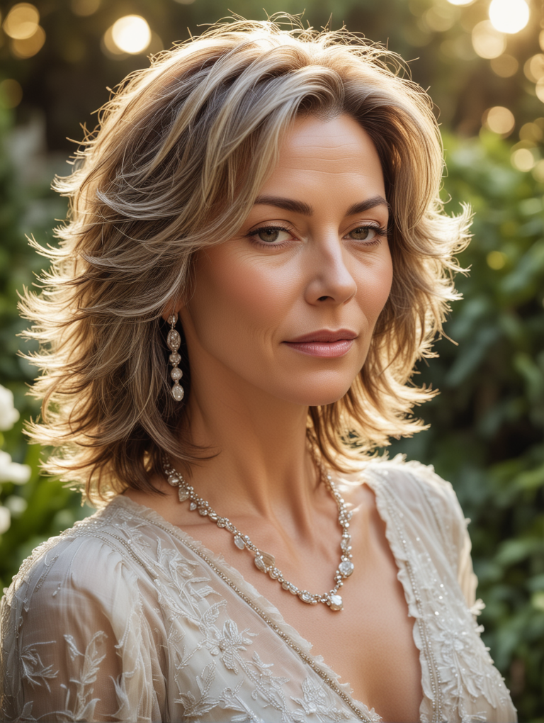 30 Stunning Hairstyles Every Woman Over 40 Must Try - Scan to Talk