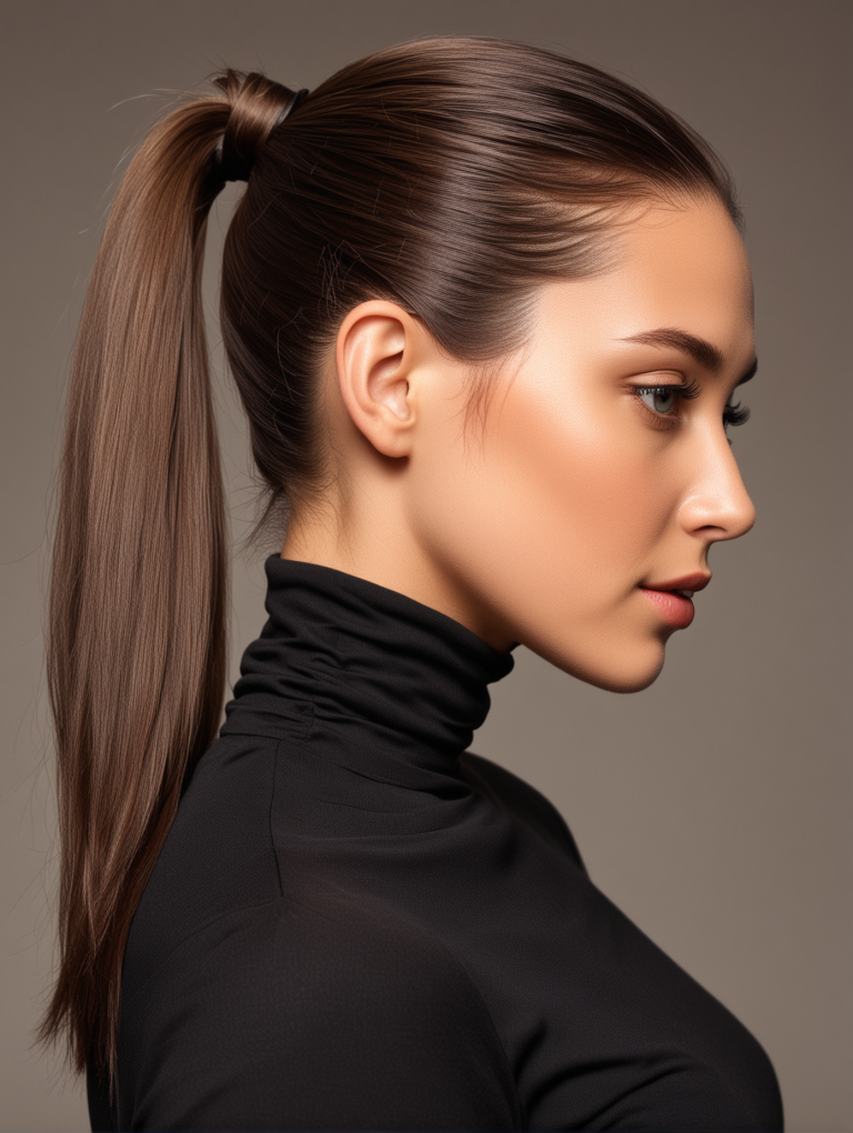 47 Low Ponytail Hairstyles For 2025 - Scan to Talk
