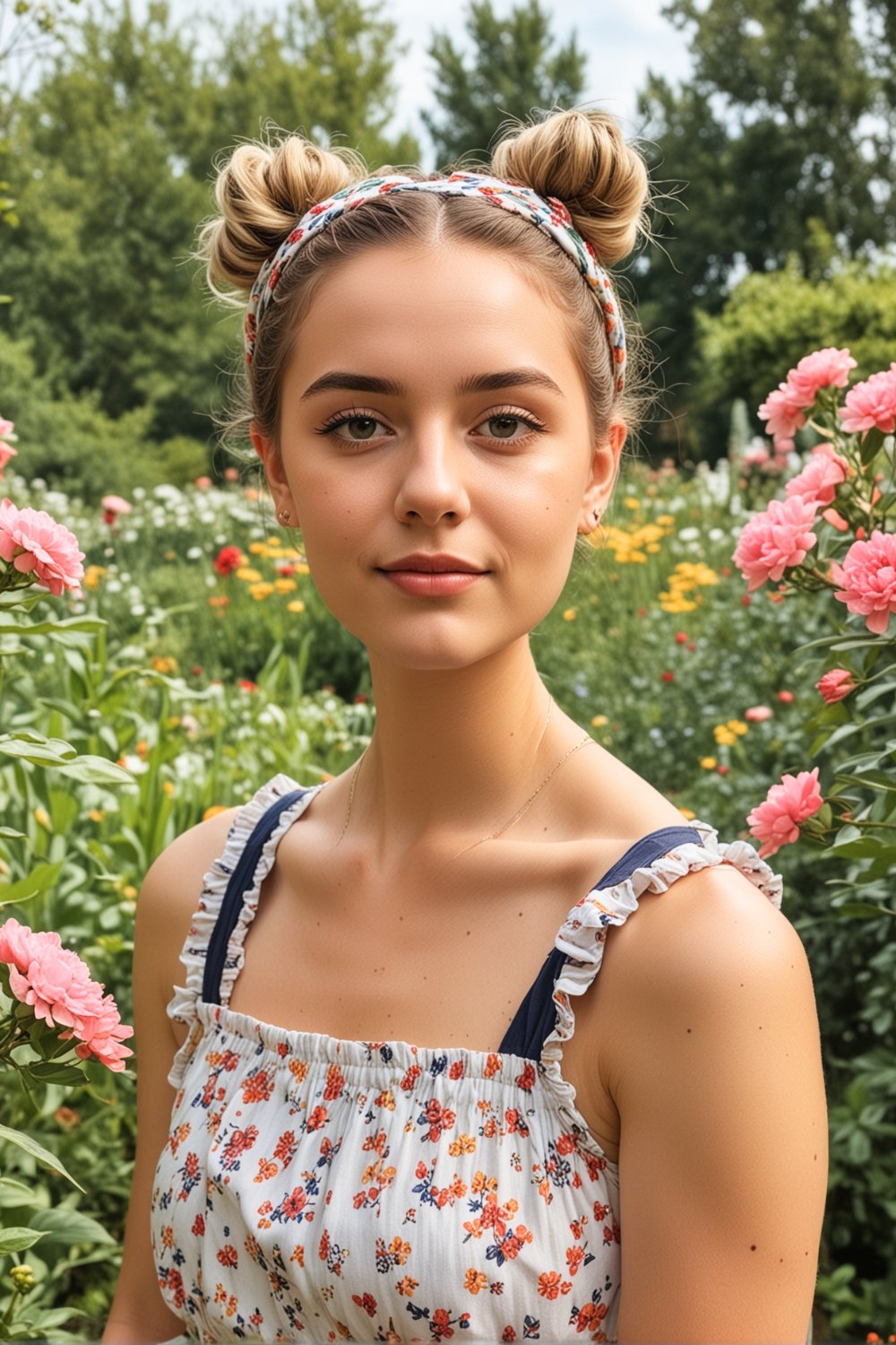 18 Space Buns Short Hair - Scan to Talk