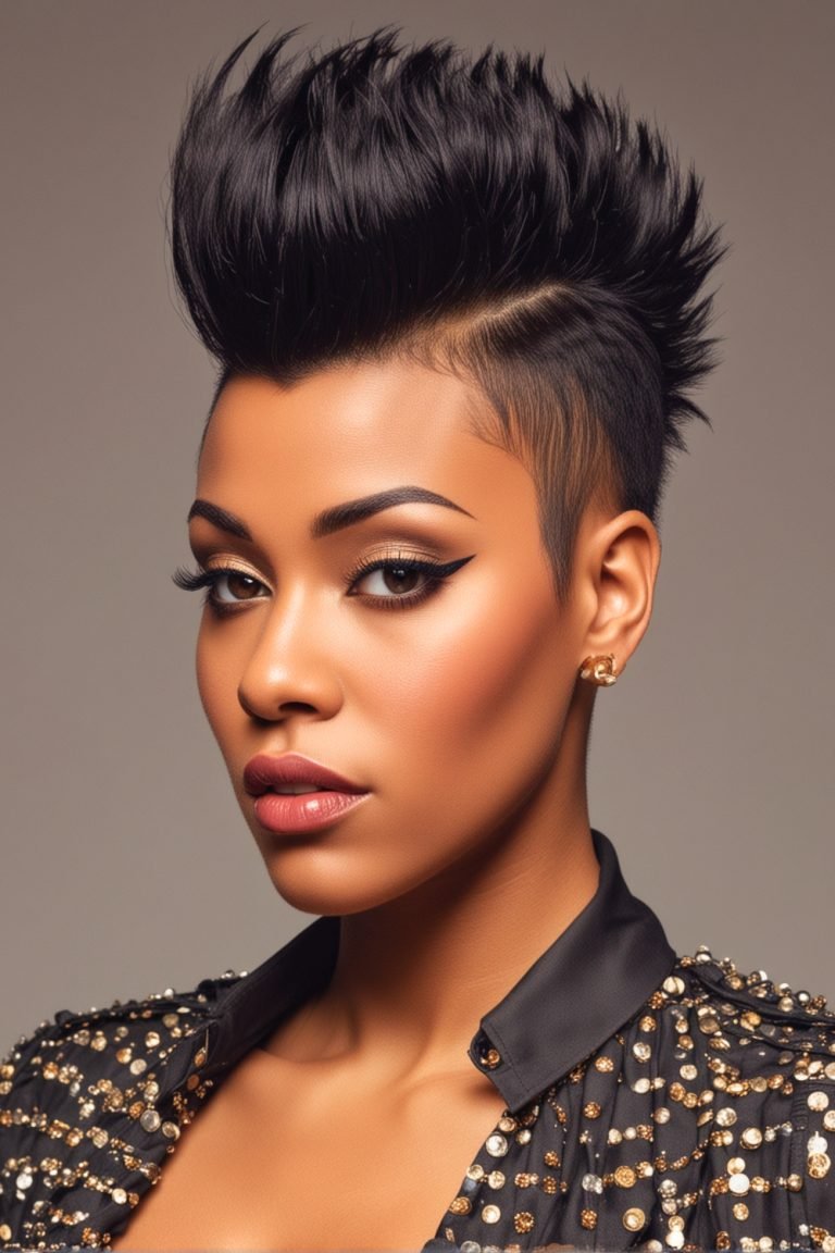 25 Mohawk Hairstyles for Black Women - Scan to Talk