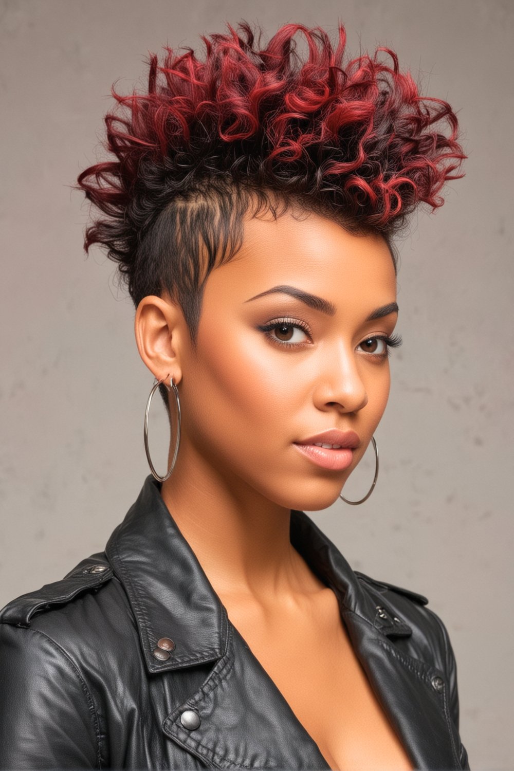 25 Mohawk Hairstyles for Black Women - Scan to Talk