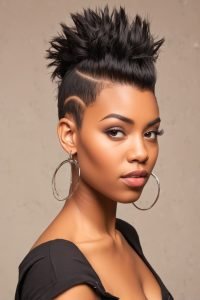 25 Mohawk Hairstyles for Black Women - Scan to Talk