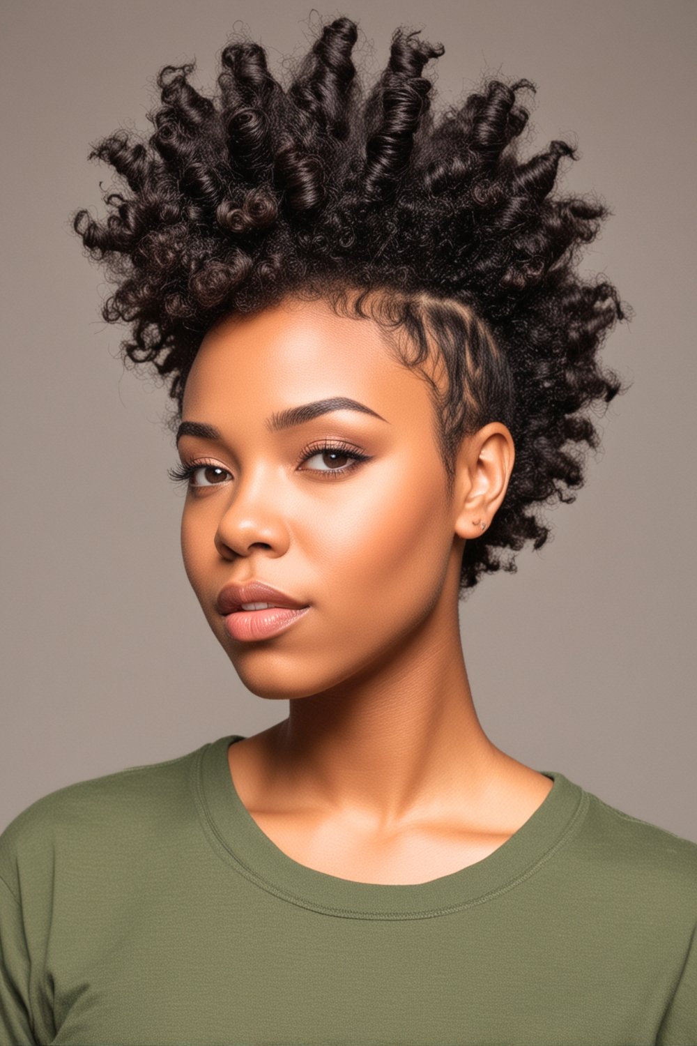 25 Mohawk Hairstyles for Black Women - Scan to Talk