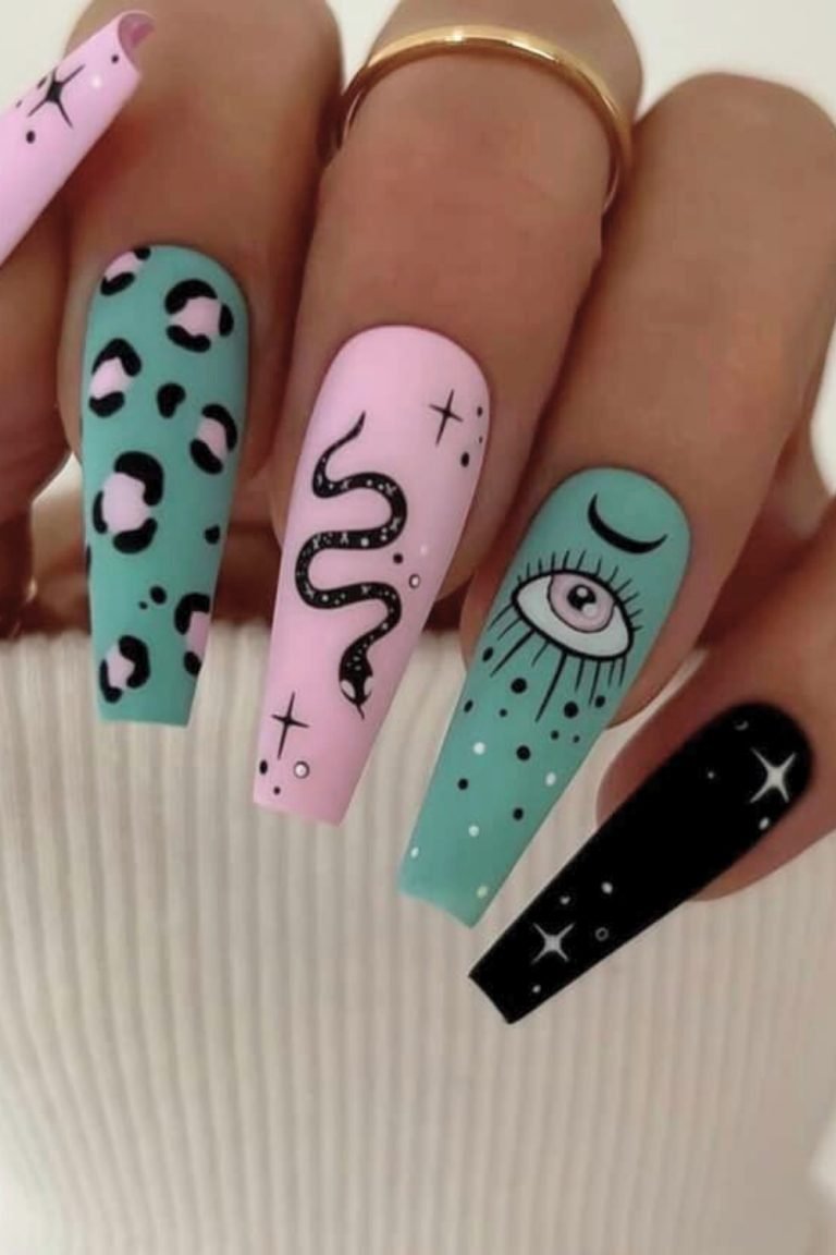 65 Eye-Catching Long Nail Ideas for Your Next Manicure – Scan to Talk