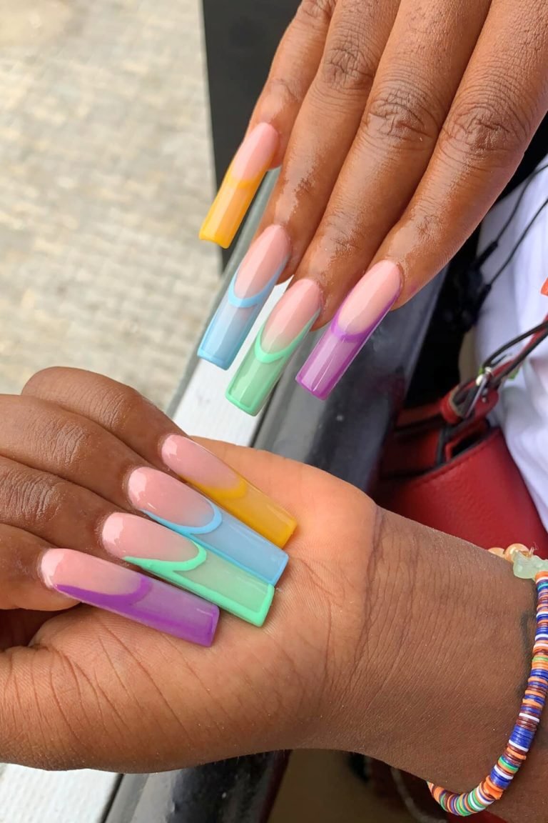65 Eye-Catching Long Nail Ideas for Your Next Manicure - Scan to Talk