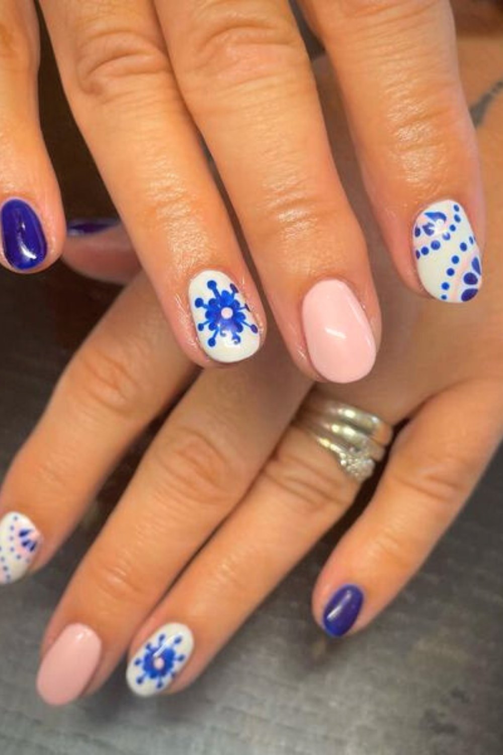 24 Greek Nails Designs Must Try in 2025 - Scan to Talk