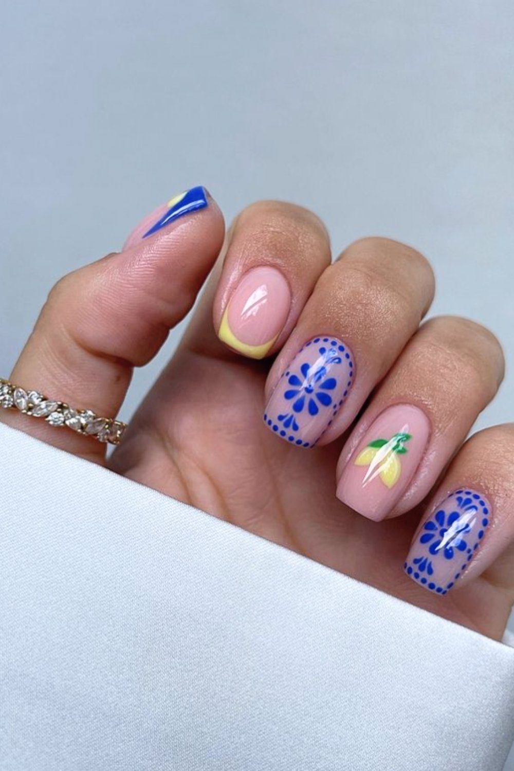 24 Greek Nails Designs Must Try in 2025 - Scan to Talk