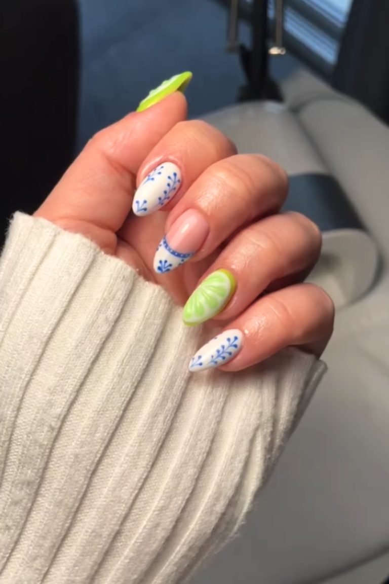 24 Greek Nails Designs Must Try in 2025 - Scan to Talk