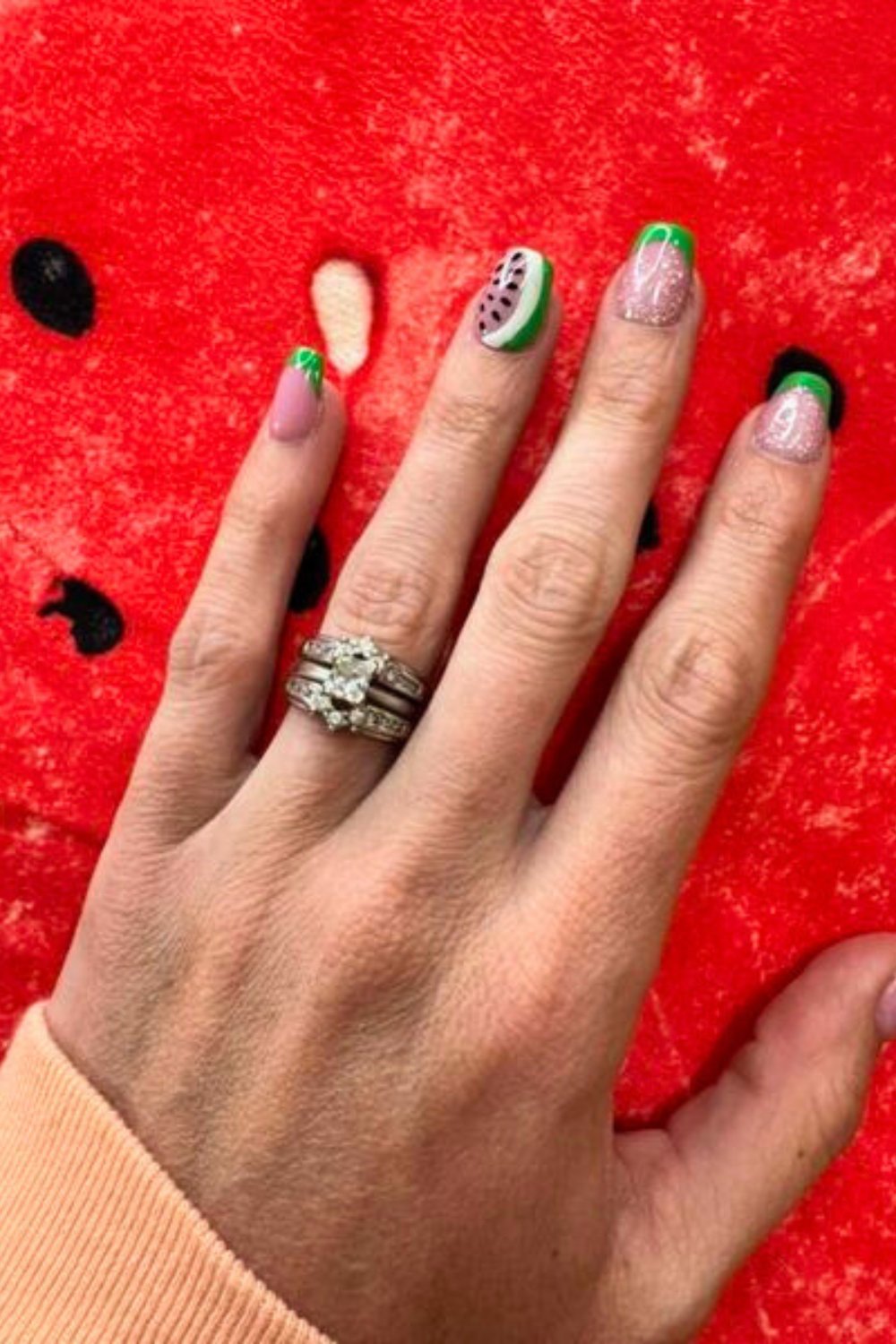 44 Watermelon Nails Perfect for Summer 2025 - Scan to Talk