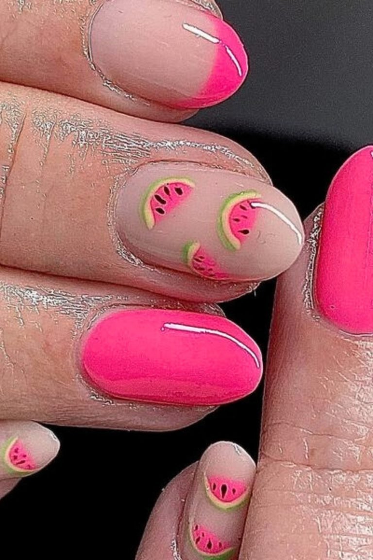 44 Watermelon Nails Perfect for Summer 2025 - Scan to Talk