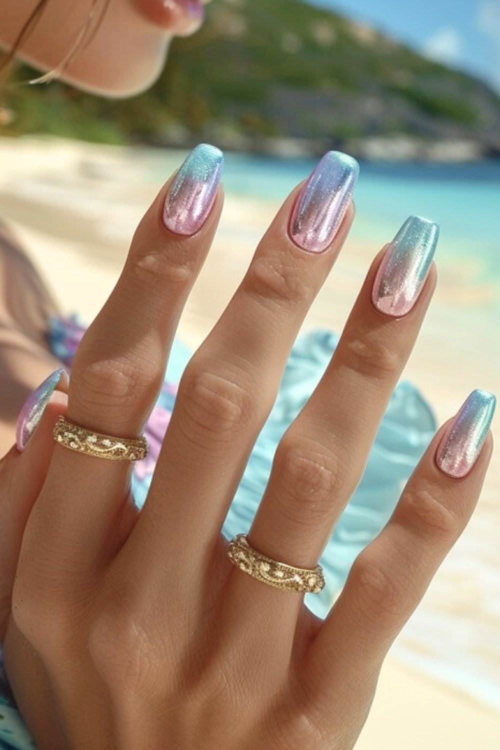 40 Beach Nails [Best Designs] You Must Check - Scan to Talk