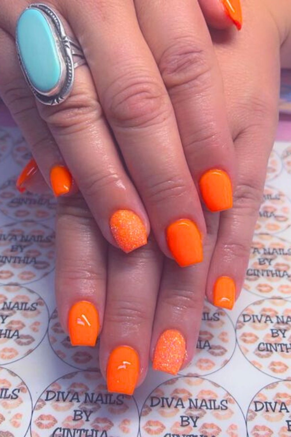 50 Orange Nails Designs [Ultimate Guide] 2025 - Scan to Talk