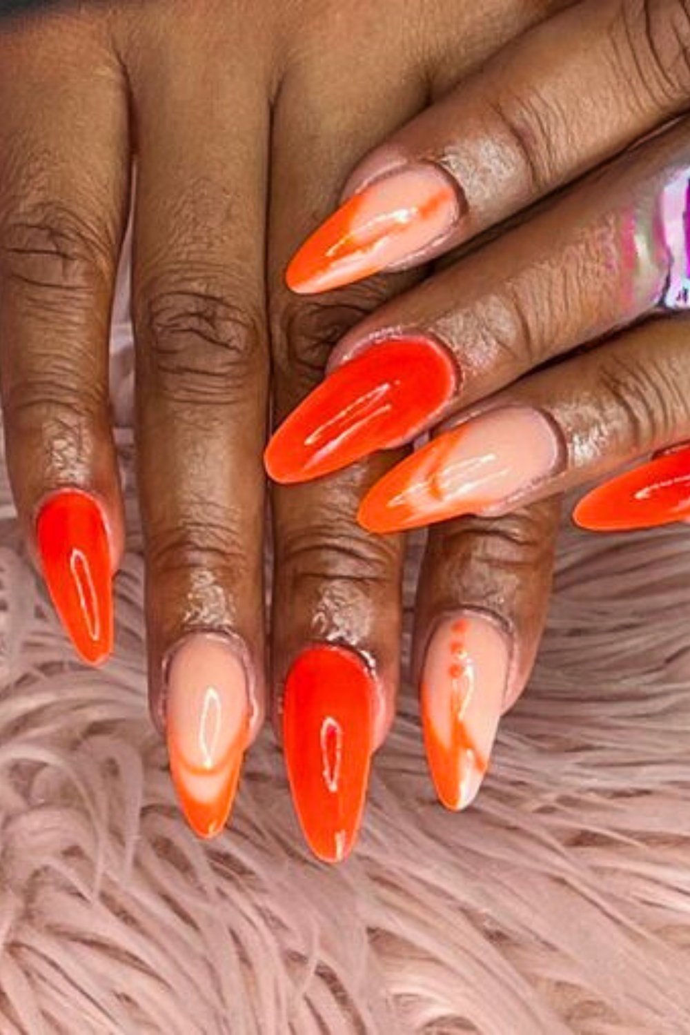 50 Orange Nails Designs [Ultimate Guide] 2025 - Scan to Talk