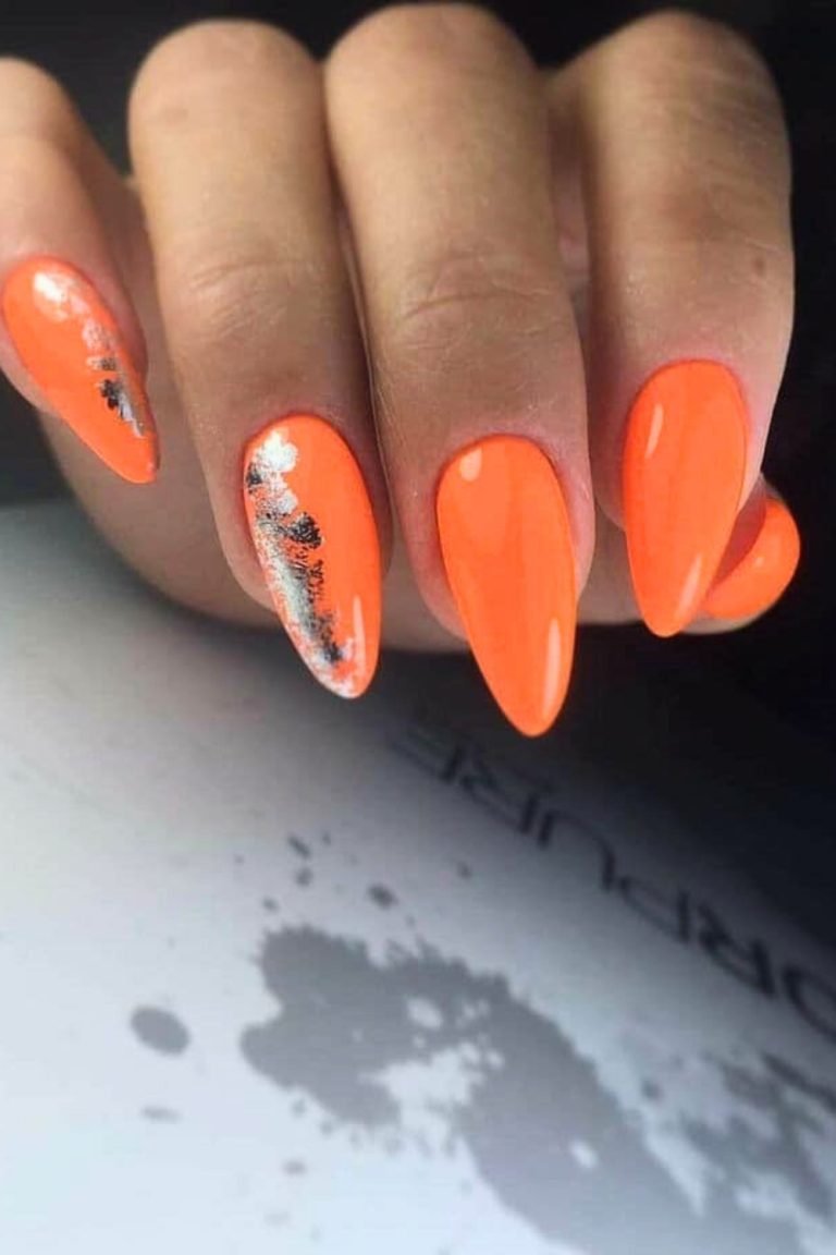 50 Orange Nails Designs [Ultimate Guide] 2025 - Scan to Talk