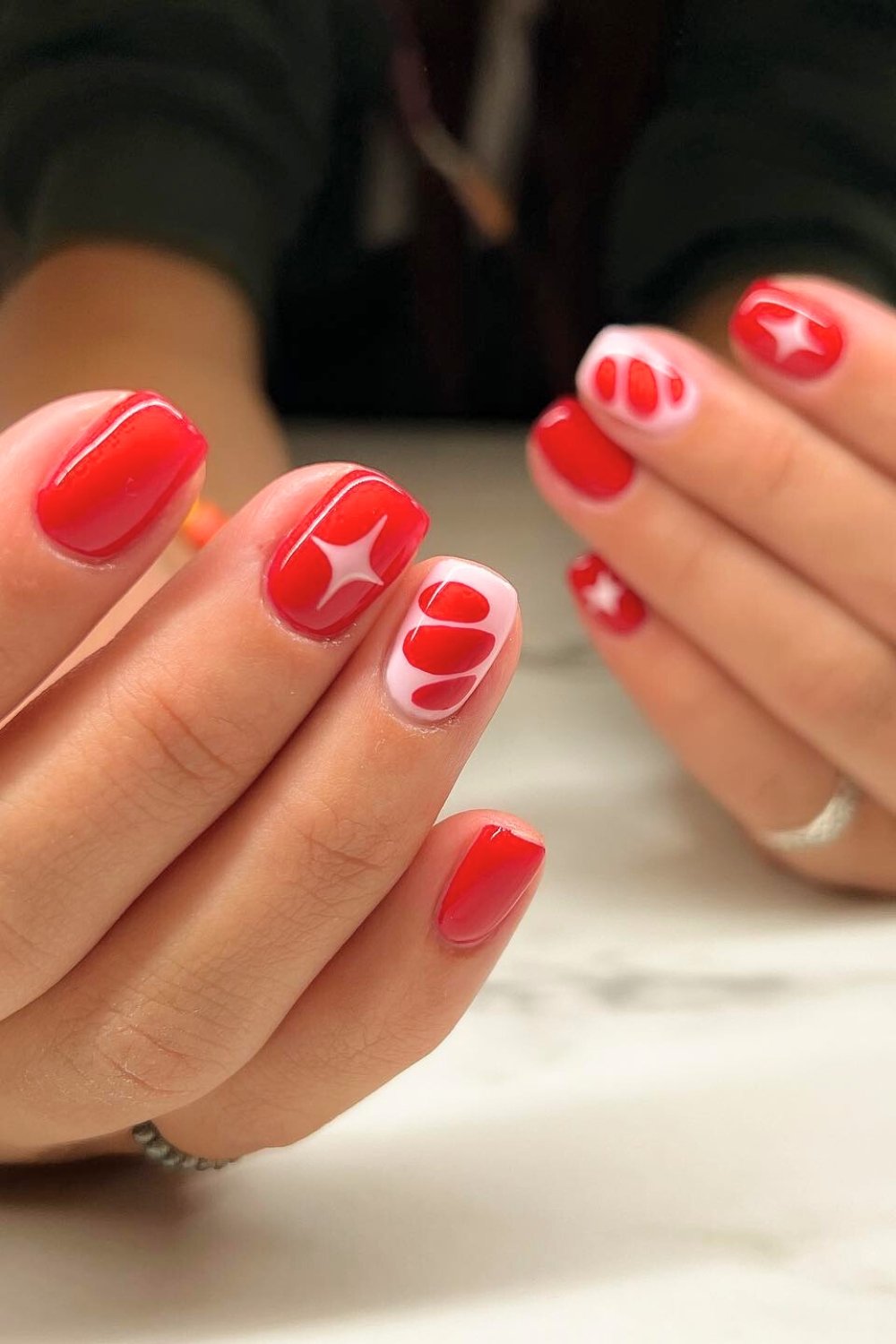 45 Red Nails Design [Upgrade Your Style] 2025 - Scan to Talk