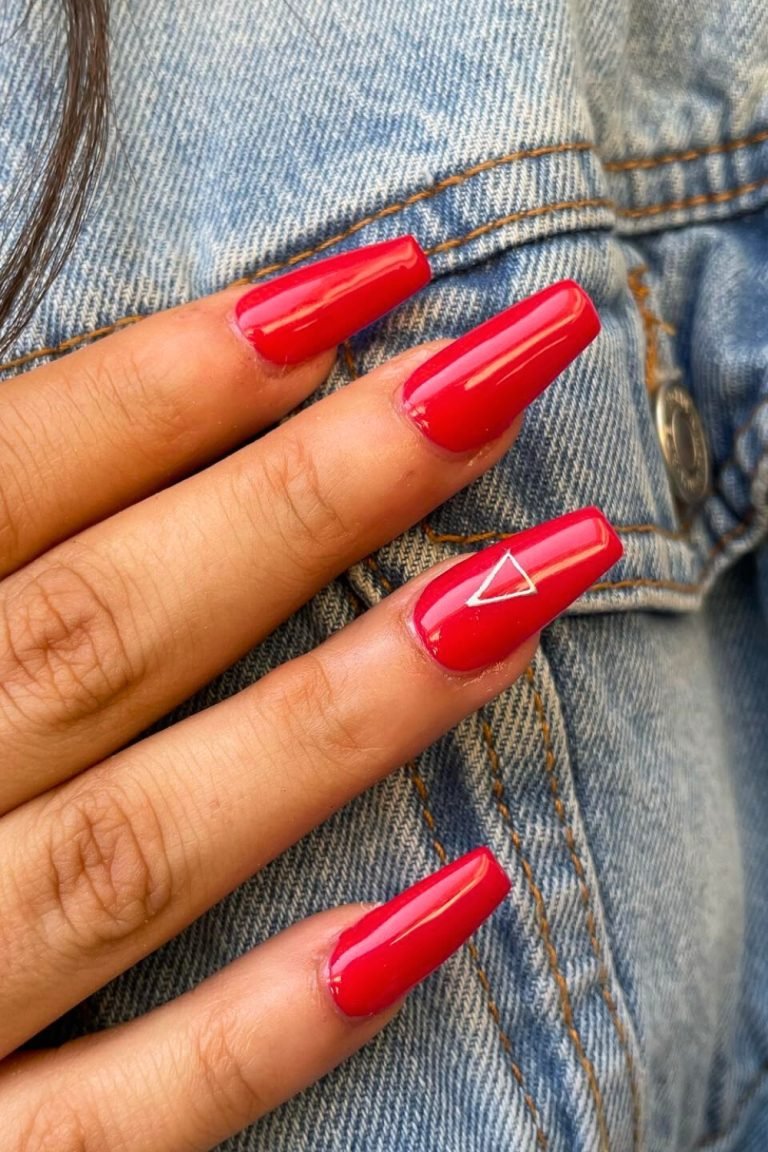 45 Red Nails Design [Upgrade Your Style] 2025 - Scan to Talk