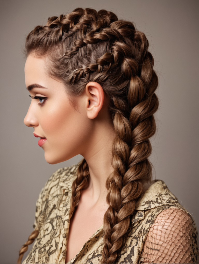 23 Thick Braids Style Ideas [Upgrade Your Style in 2025] - Scan to Talk