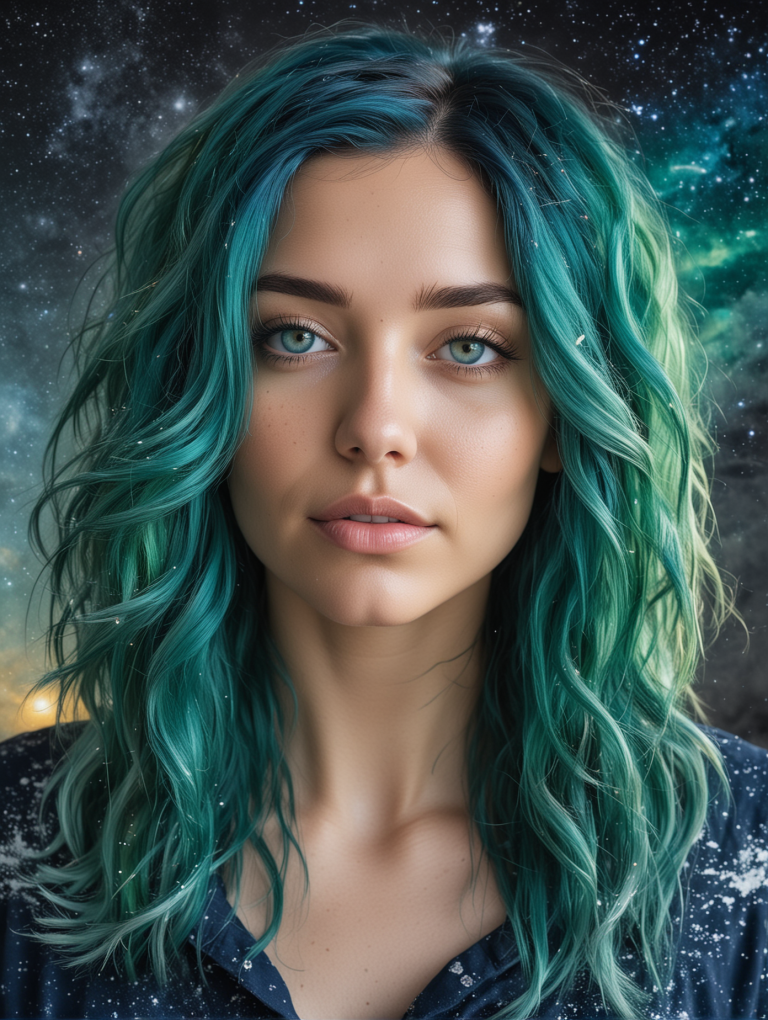23 Galaxy Hair Colors That Will Make You Shine Like a Star - Scan to Talk