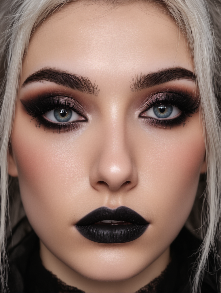 17 Subtle Goth Makeup Looks - Scan to Talk