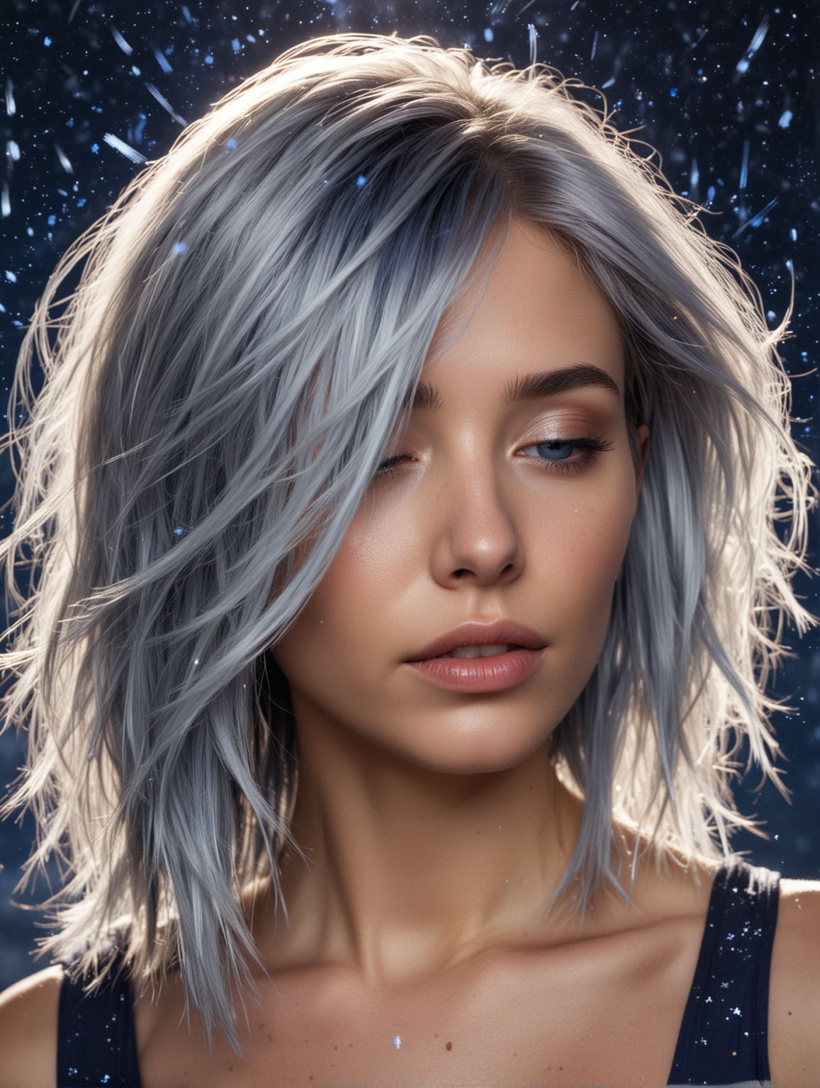 23 Galaxy Hair Colors That Will Make You Shine Like a Star - Scan to Talk