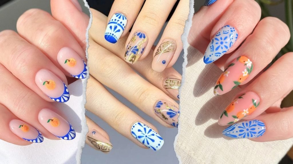 24 Greek Nails Designs Must Try in 2024 – Scan to Talk