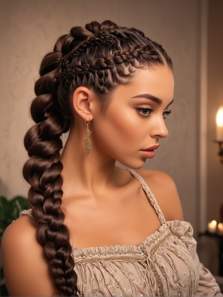 23 Thick Braids Style Ideas [Upgrade Your Style in 2025] - Scan to Talk