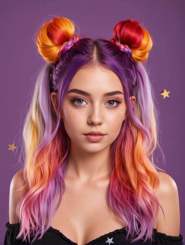 28 Mind-Blowing Rainbow Hair Ideas That Will Make You Stand Out - Scan ...