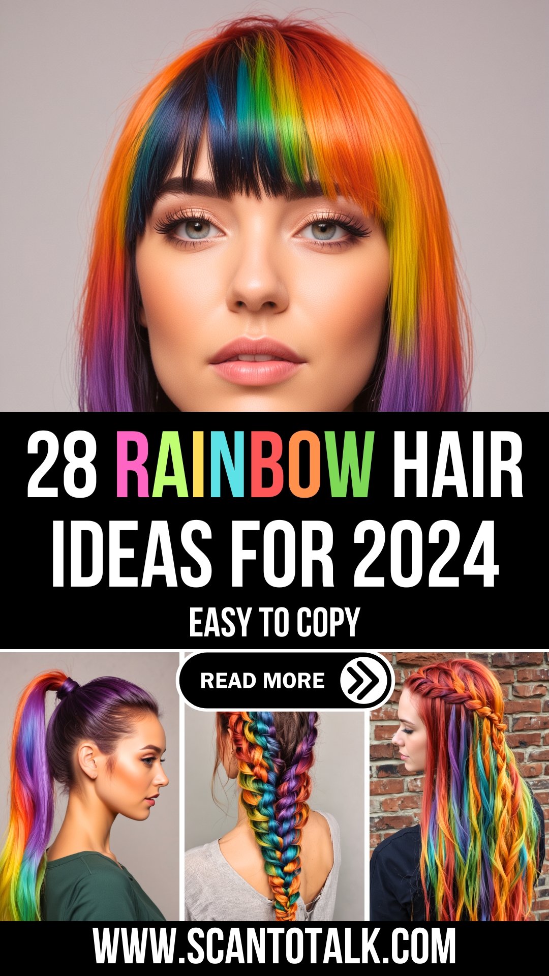 28 Mind-Blowing Rainbow Hair Ideas That Will Make You Stand Out – Scan ...