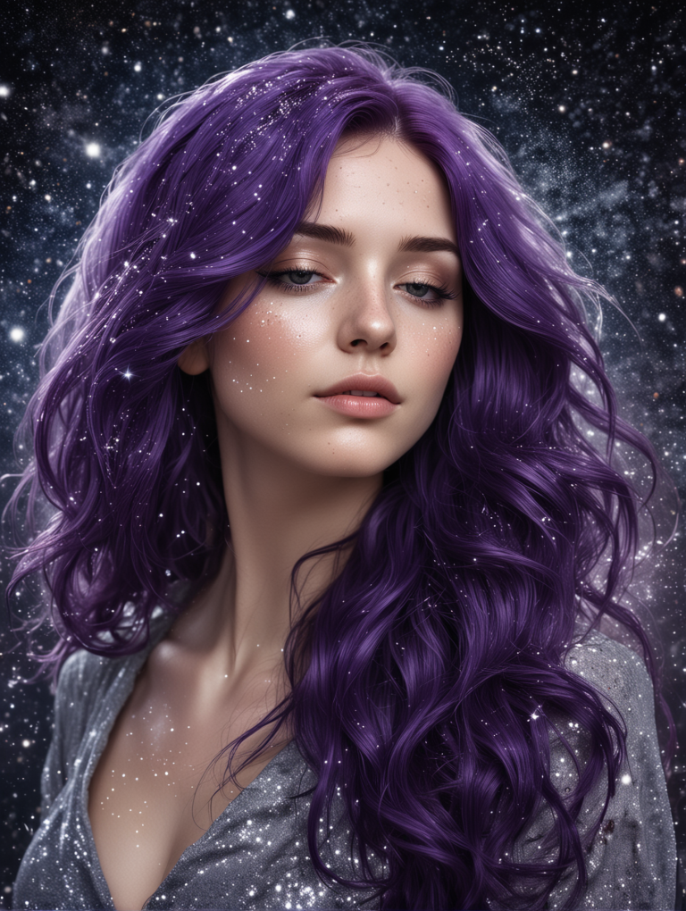 23 Galaxy Hair Colors That Will Make You Shine Like a Star - Scan to Talk